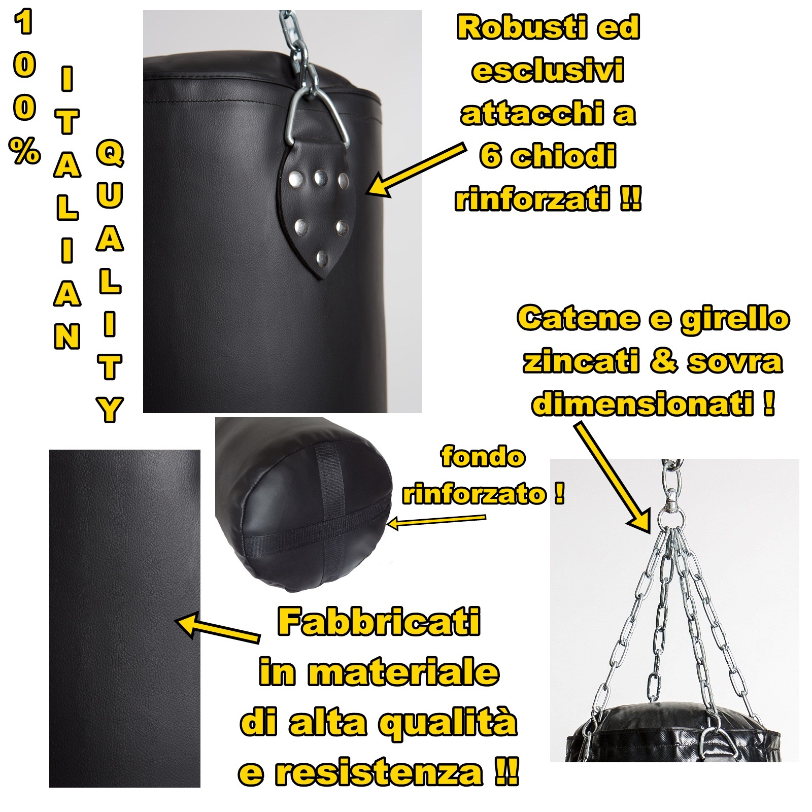 Sacchi Boxe: COD. SB-01_Sacco da boxe di alta qualità